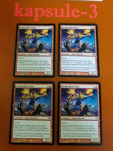 4x Hotheaded Giant | Eventide | MTG Magic Cards | eBay