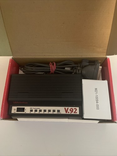 USRobotics 5686G 56K External Faxmodem V92 V90 USR5686E #W4645 | eBay