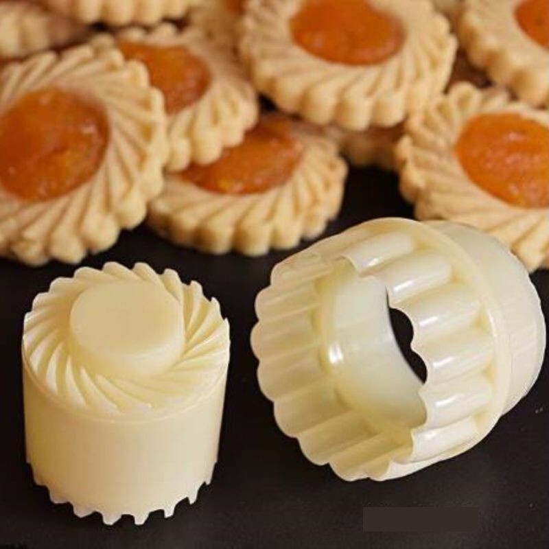 Mold Perforated Cutter Tart Cookie Cutter Biscuit Scallop-Shape Linzer ...
