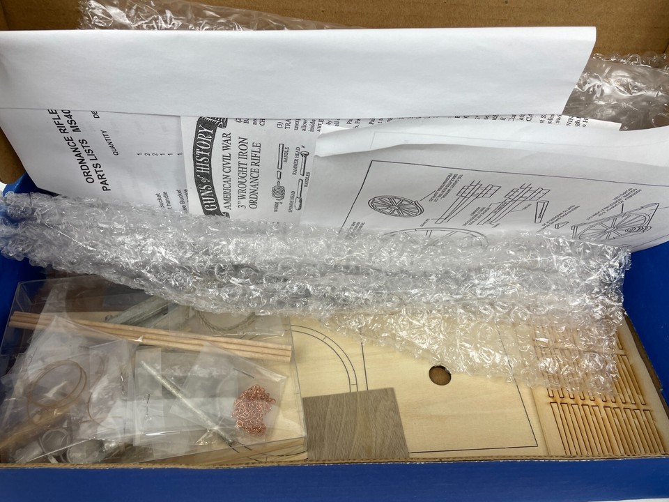 Guns of History American Civil War Cannon 3" Ordnance Rifle Model Kit ...