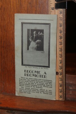 Antique Society of the Little Flower Promoters Application Chicago | eBay