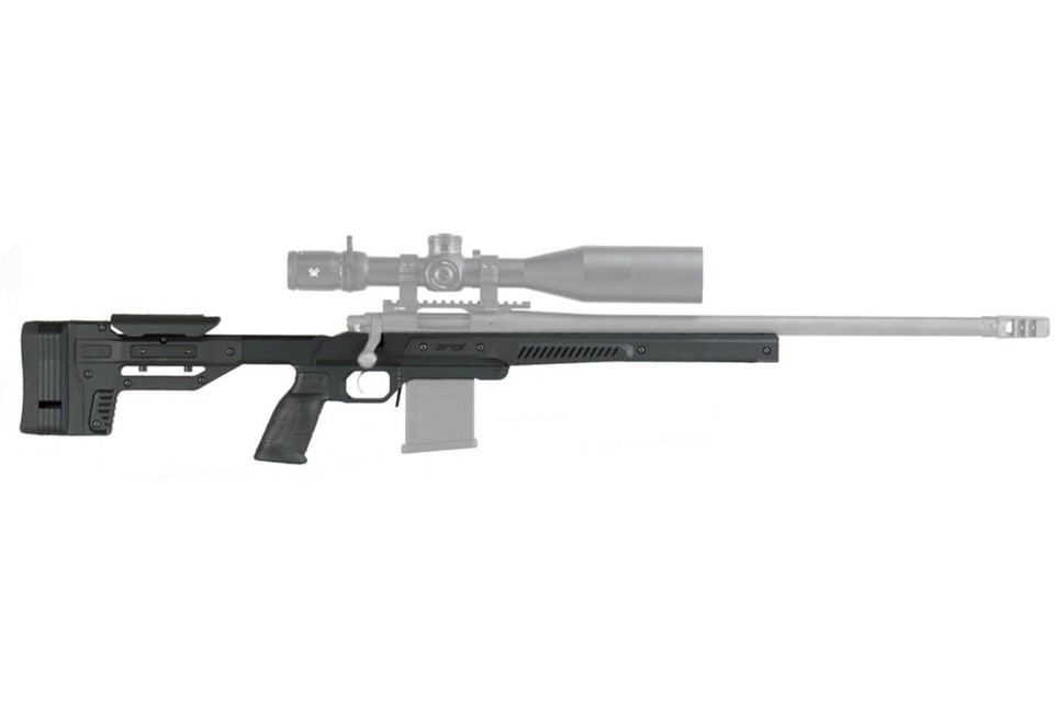 MDT Oryx Ruger American SA Upgraded Chassis Stock Black 103725-BLK | eBay
