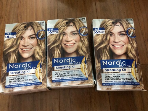 Schwarzkopf Nordic Blonde M1 Streaking Kit 9310714222218 | eBay