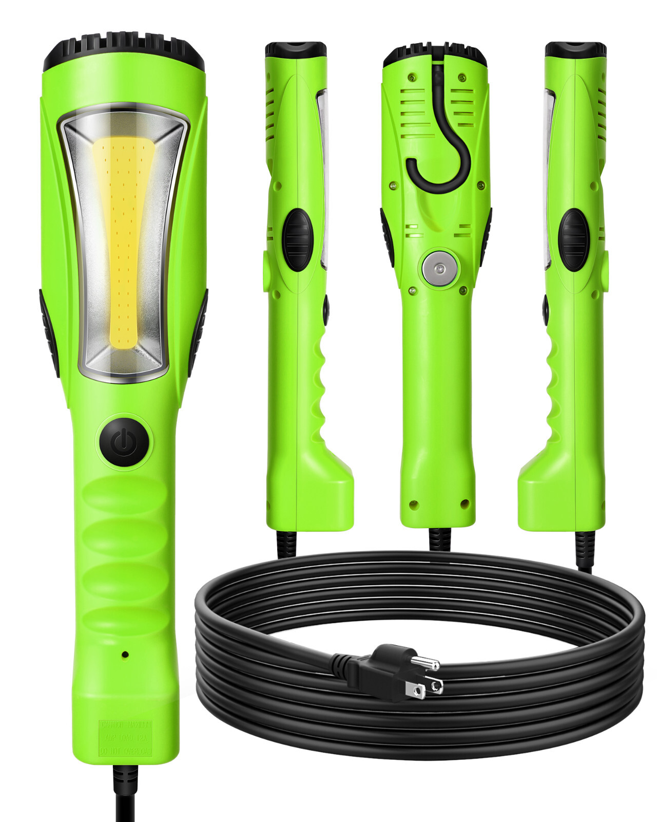 EDISHINE LED Work Light, 15ft 16 Gauge SJTW 2000LM COB LED Light Strong ...