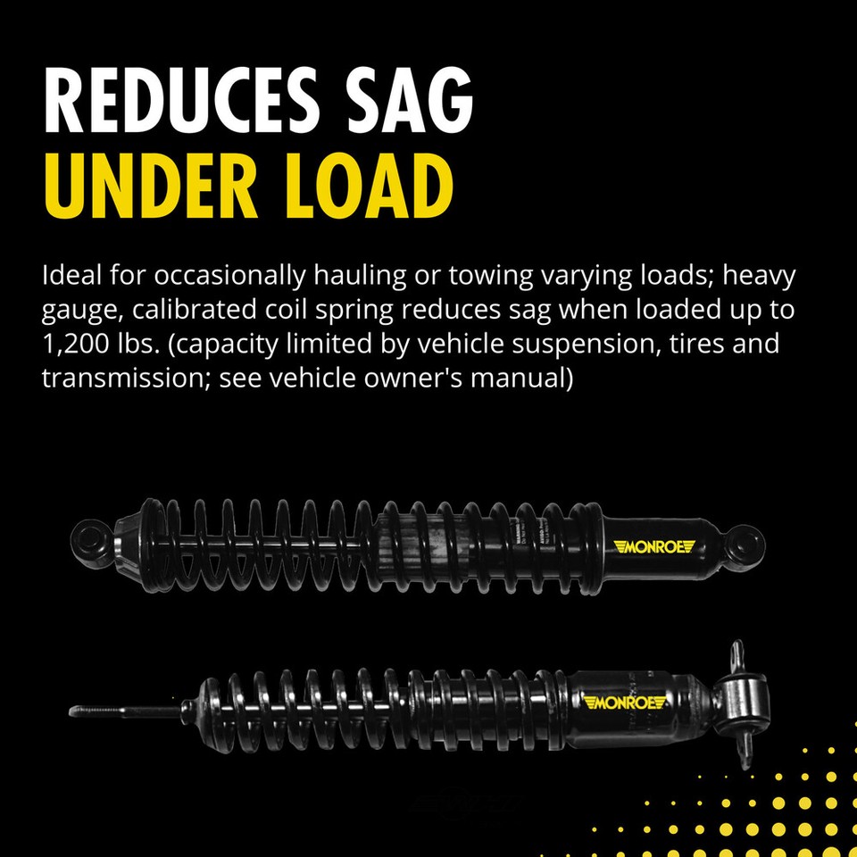 Suspension Shock Absorber and Coil Spring Assembly-Load Adjusting Shock ...