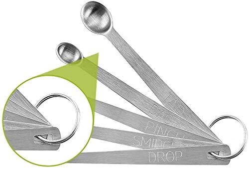 Measuring Spoons Set Of 5 tad Dash Pinch Smidgen And Drop Mini ...