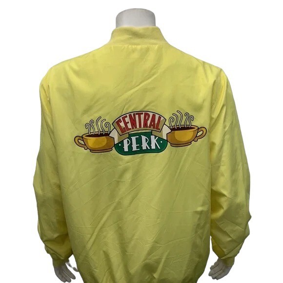 Friends TV Series Central Perk Yellow Bomber Jacket by Culturefly ...