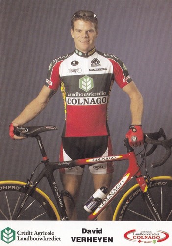 CYCLING cycling card DAVID HEYEN team LANDBOUWKREDIET COLNAGO | eBay