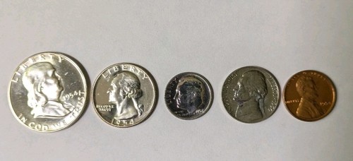 1954 Proof Set US Mint Silver Coins Nice Set! | eBay