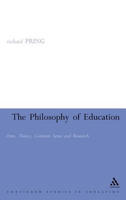 The Philosophy of Education by Professor Richard Pring (Hardcover, 2004 ...