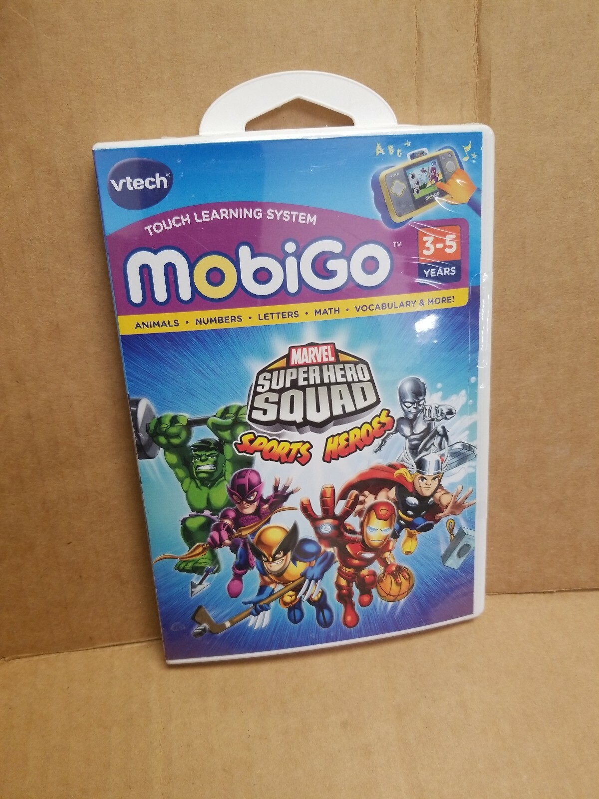 MobiGo Marvel Super Hero Squad Sports Learning System Vtech 3-5 Years ...