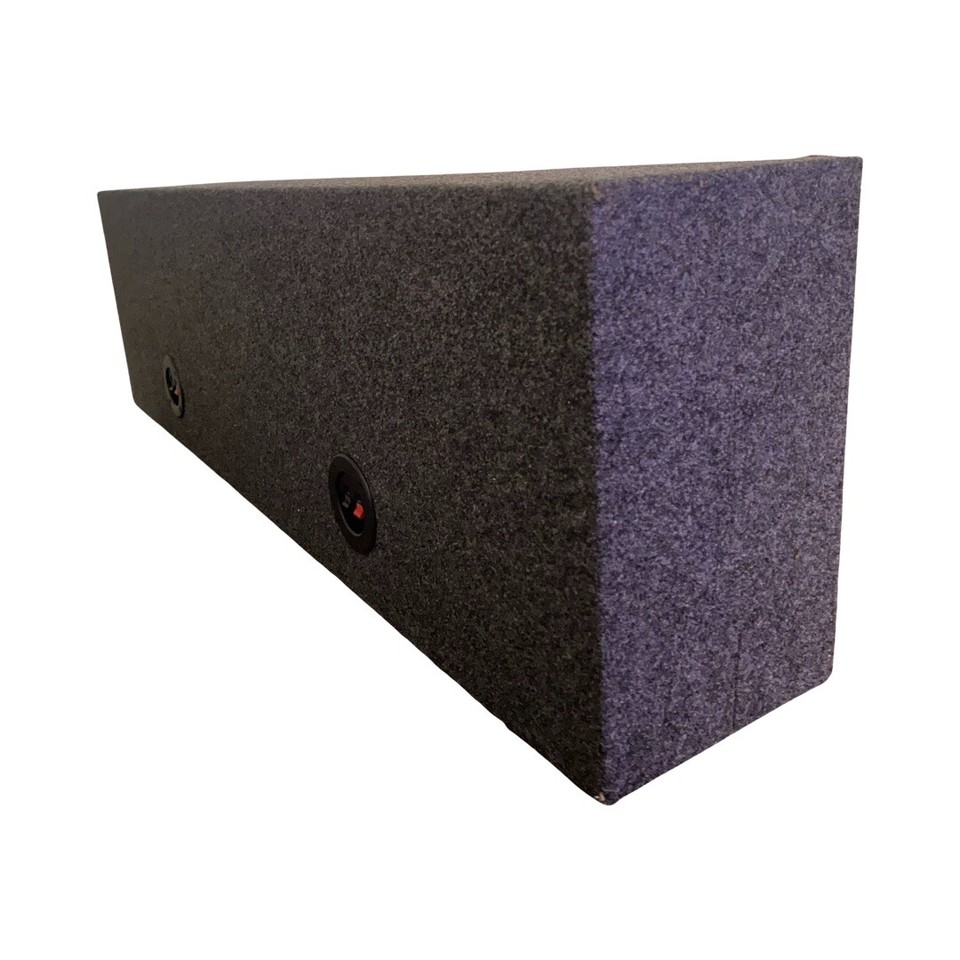 Quad 8” 4-Hole Ported Subwoofer Box / Speaker Enclosure Box- Gray | eBay