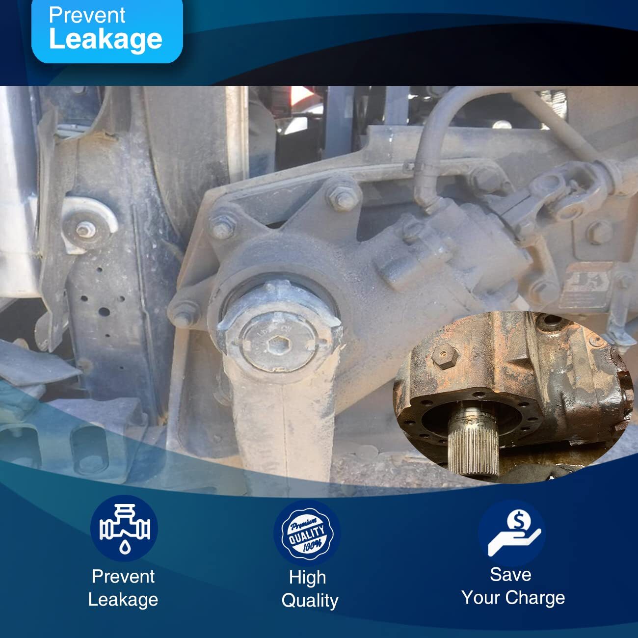 Sector Shaft Seal Kit for Sheppard M90/M100 Power Steering Gears ...