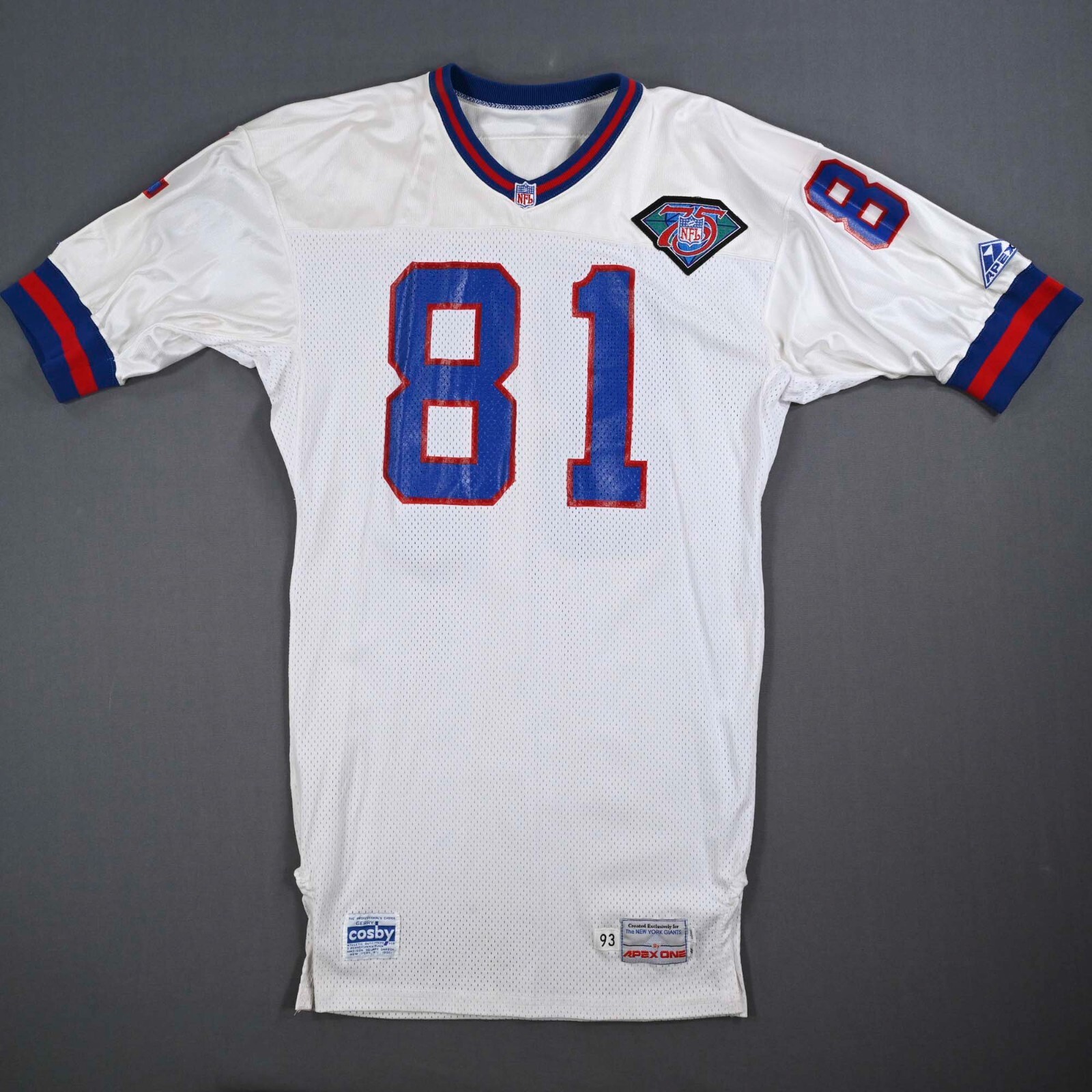 John Brandes - New York Giants Authentic Team Issued Game Jersey NFL ...