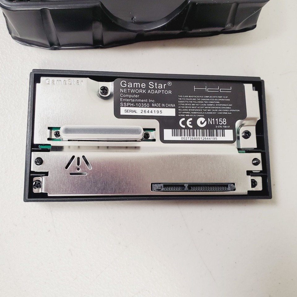 PS2 HDD Ethernet Network Adapter- PS2 ~ Sata connector. Hard drive ...