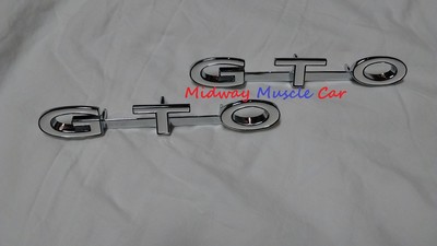 NEW 1969 69 Pontiac GTO front fender side GTO emblem | eBay