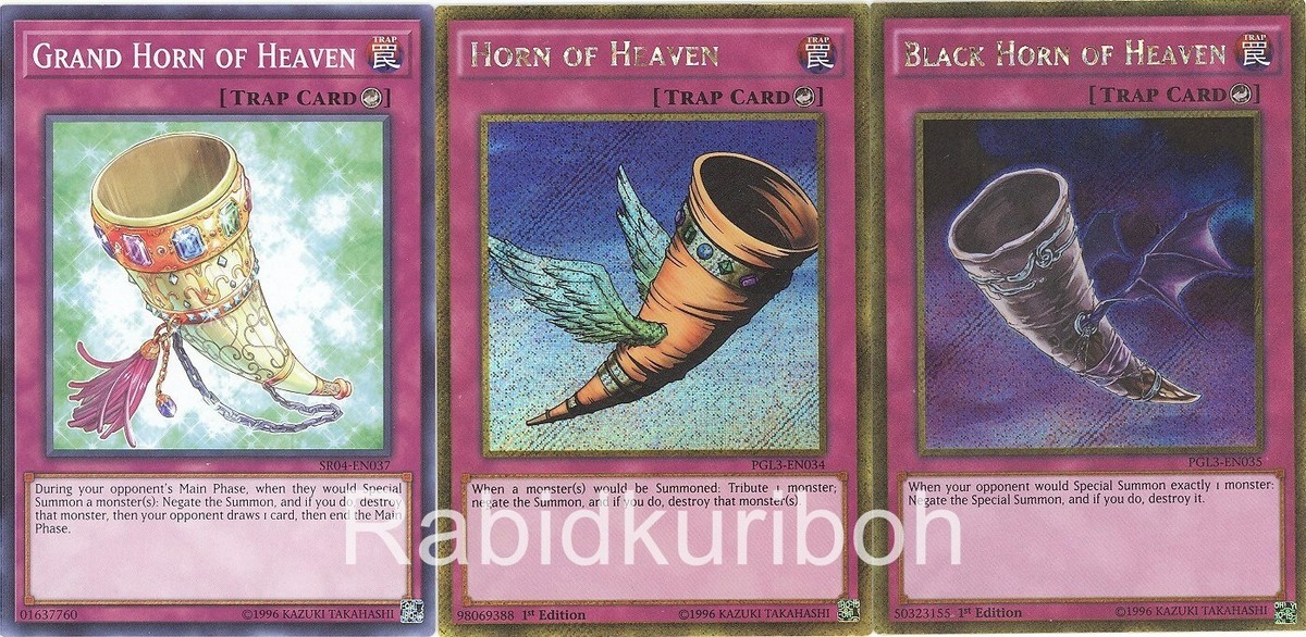 Black Horn Of Heaven RespectYGO [CYAC] "Horn Of Heaven" Related? Arc
