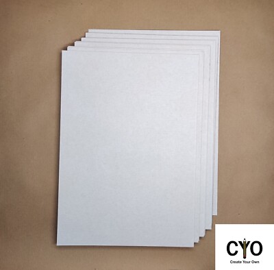 Standard White Enamel Mount Board 1.5mm Backing Board A4 A3 A2 A1 GREY ...