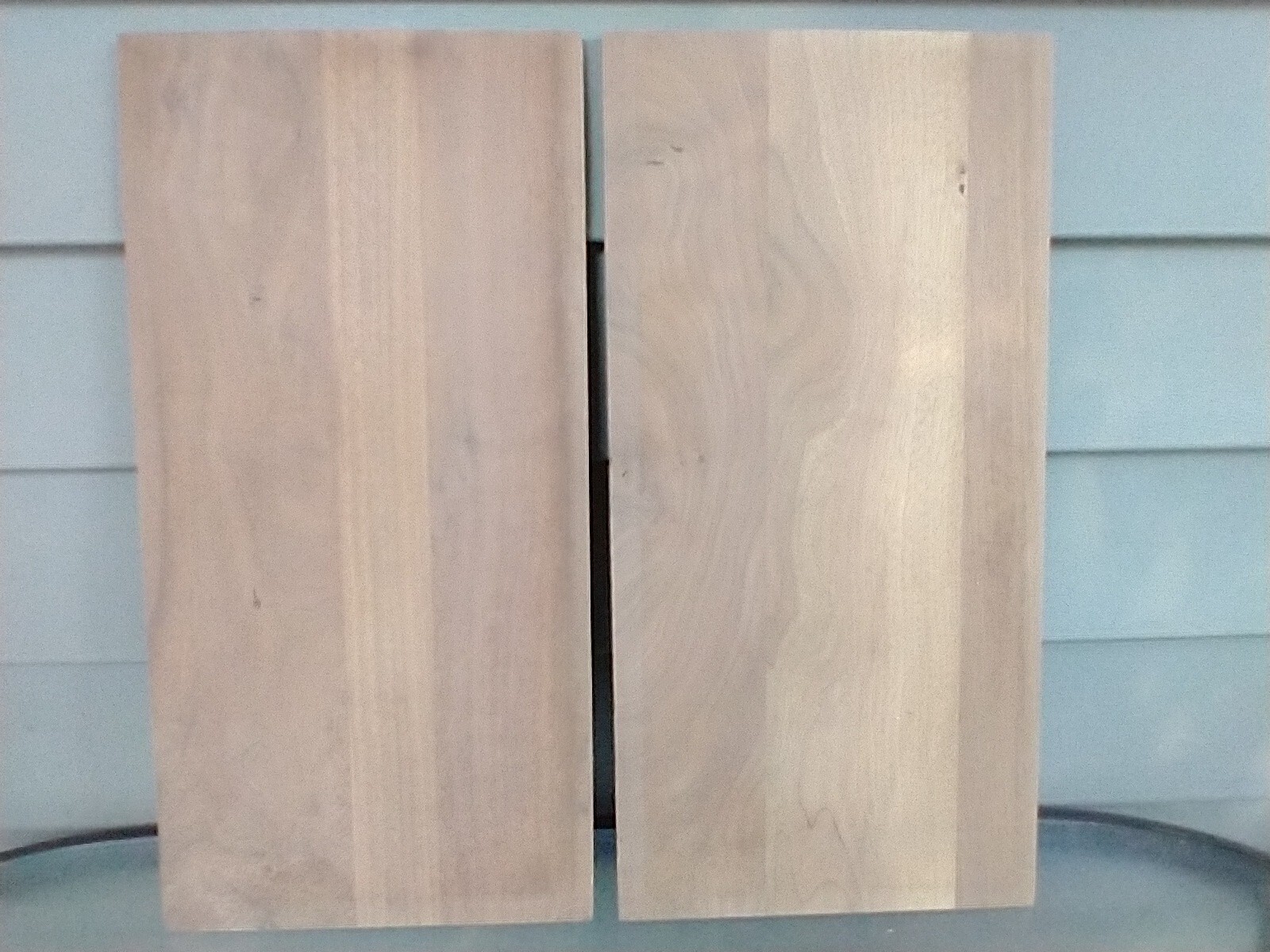 2 Thin Cut Antique Solid Black Walnut Panels 7 1/2" X 15 3/8" X 1/4 ...