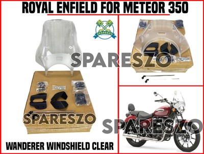 Royal Enfield "WANDERER WINDSHIELD CLEAR" For Meteor 350 - Express ...