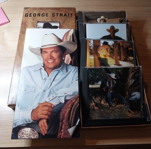 George Strait - Strait Out of the Box (CD) Box Set of 4 with Booklet ...