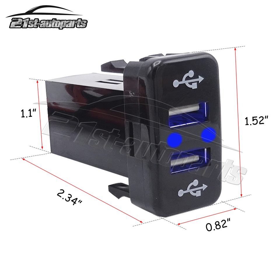 For Toyota FJ Cruiser Fortuner USB CHARGE FOG LIGHT SWITCH LED LIGHT ...