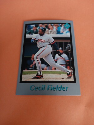 1991 Tuff Stuff Jr. #40 Cecil Fielder Detroit Tigers Very Rare Baseball ...
