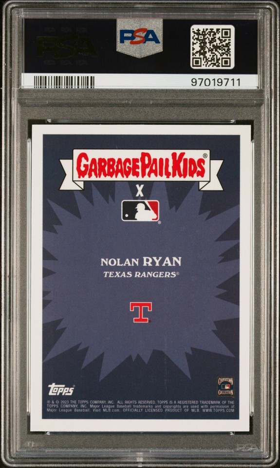 2023 TOPPS GARBAGE PAIL KIDS X MLB #7b RYAN EXPRESS SERIES 3 PSA 8 NM ...