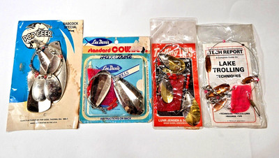 Lake Troll Les Davis Luhr Jensen Pop Geer Flasher lot of 4 New In ...