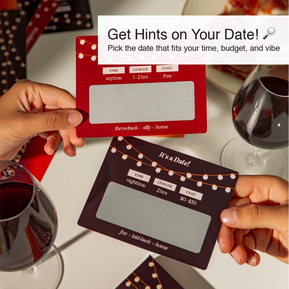It'S a Date!, 40 Fun and Romantic Scratch off Date Night Ideas for Him ...
