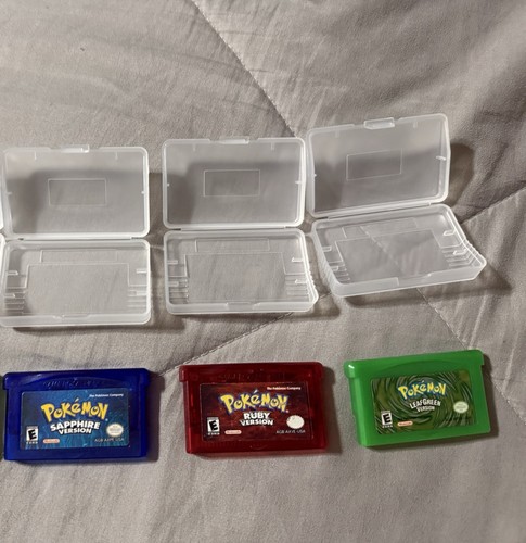 Pokémon Ruby, Sapphire, & Emerald GBA Authentic GBA | eBay