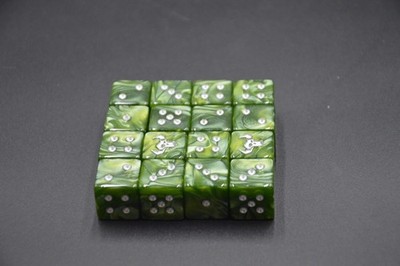Warhammer 40k/30k Orks Dice (16) 9th Ed OOP Marbled | eBay