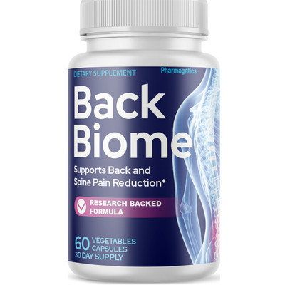 Back Biome Back Support Supplement, Genuine Spine Health Formula 60 ...