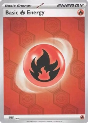Basic Fire Energy 002 - Pokemon TCG Shrouded Fable (2024) - NM ...
