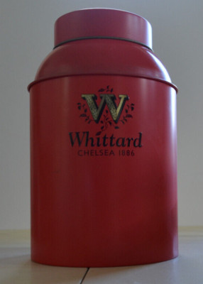 Whittard Of Chelsea 1886 Red Tea Caddy - Empty Tin | eBay UK