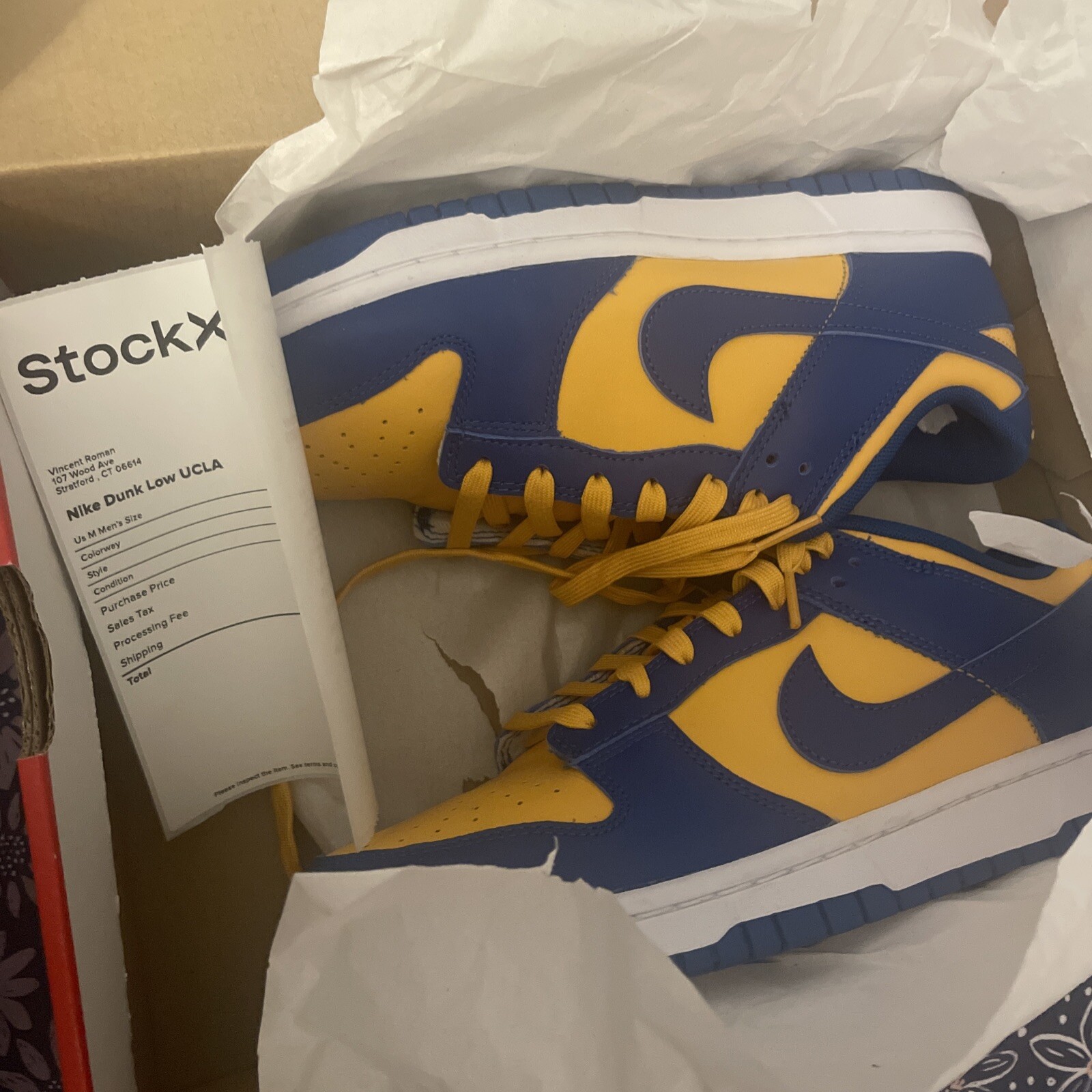 Gently UsedAUTHENTIC NIKE DUNK LOW RETRO "UCLA" US ME… - Gem