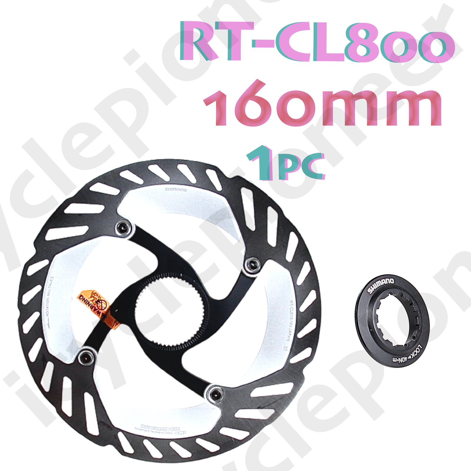 Shimano RT-CL800 Centerlock Disc Brake Rotor 160mm ICE-TECH w/LockRing ...