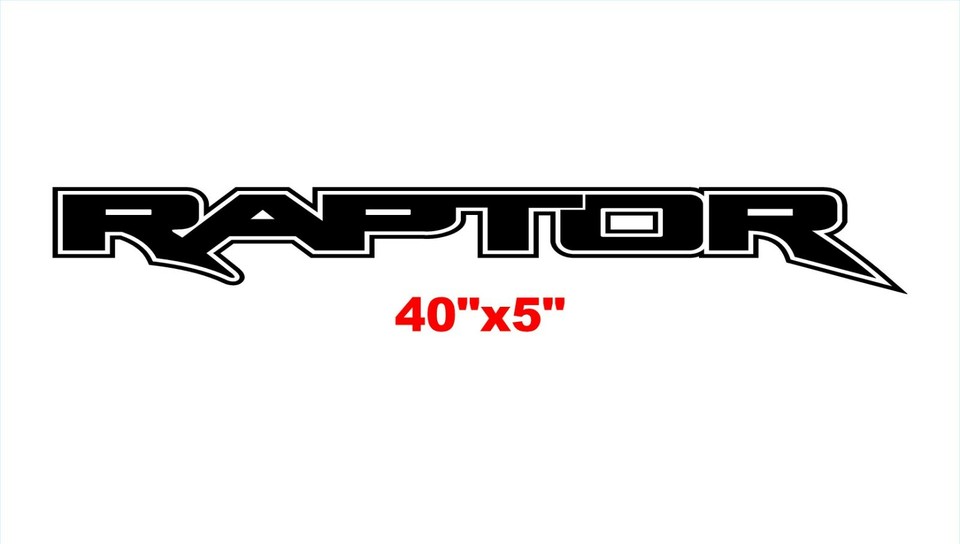 Decal Side Bed Ford Raptor SVT F150 Window Sticker Vinyl Lettering | eBay