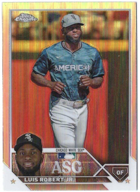 Luis Robert Jr - 2023 Topps Chrome Refractor ASG Card - CHICAGO WHITE ...
