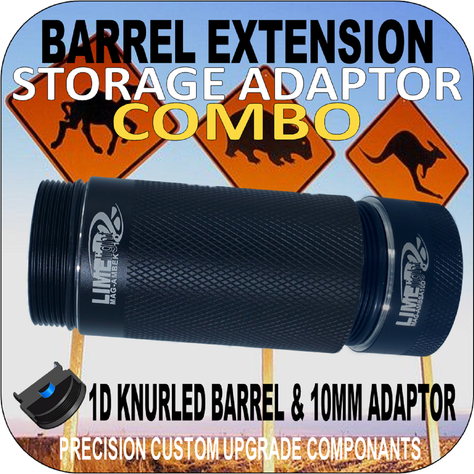 MAGLITE UPGRADE CONVERSION C/D BARREL EXTENSION BODY TUBE 2-6 CELL ...