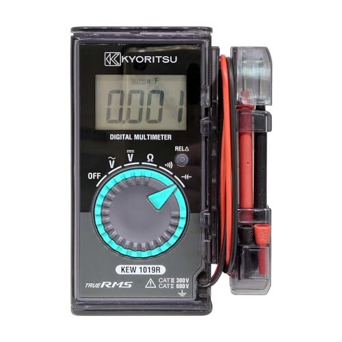 KYORITSU KEW 1019R Card-type Digital Multimeter With Hard Case Pocket ...