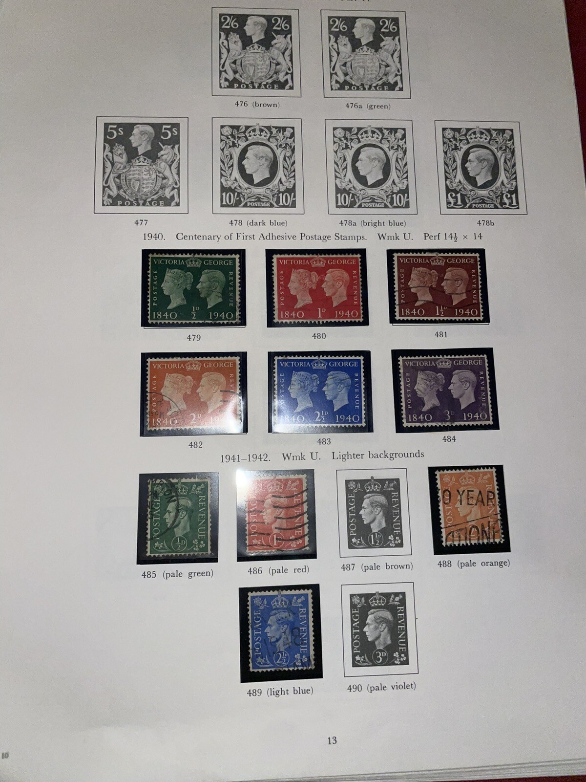 Large Great Britain Stamp Collection Queen Victoria/Edward VII - Modern ...