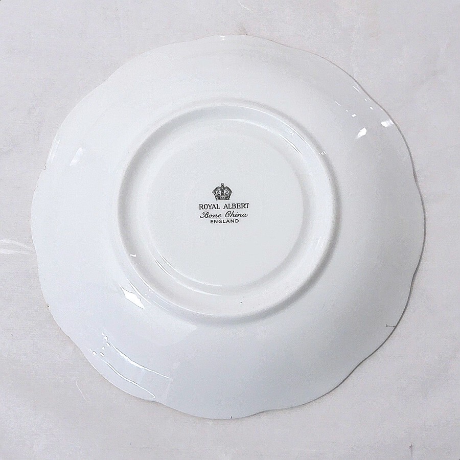 Royal Albert England Heavy Gold Pink & Blue Rose Cup and Saucer 282 | eBay