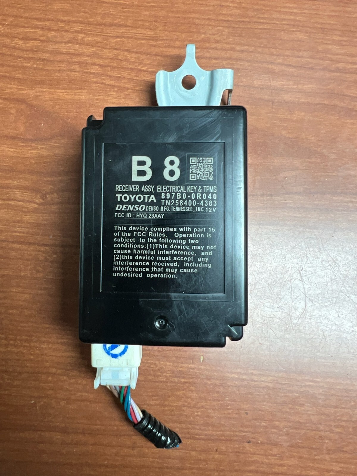2019-2021 TOYOTA RAV 4 RECEIVER ASSEMBLY ELECTRICAL KEY & TPMS MODULE ...
