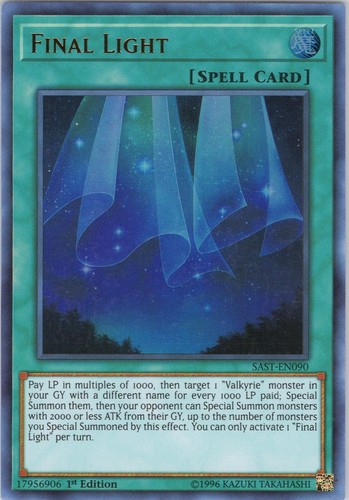 Final Light NM SAST 1st Savage Strike Yugioh | eBay