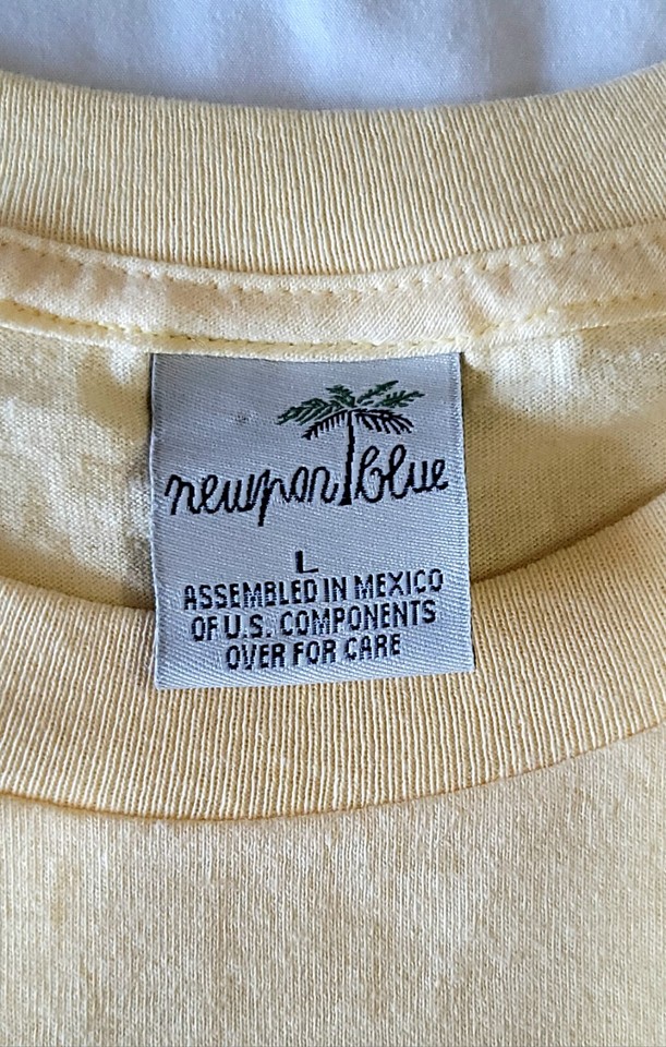 LOT OF 3, NEWPORT BLUE, QUALITY MADE T-SHIRTS LG/XL, NEW, COMBO THEME ...