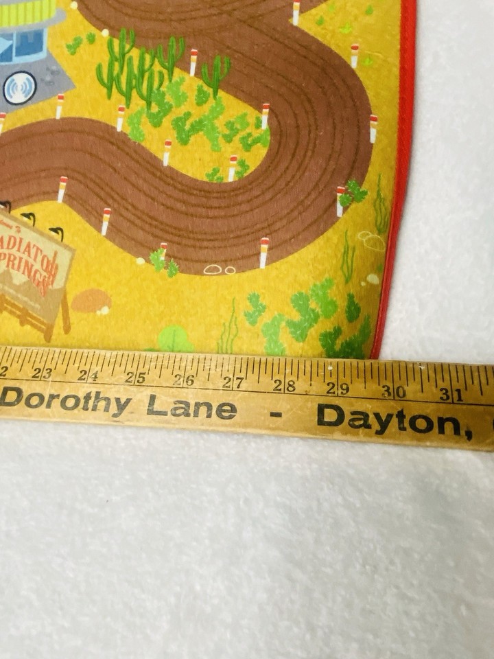 Disney Pixar Cars Play Mat Carpet Square Radiator Springs Cars Town ...