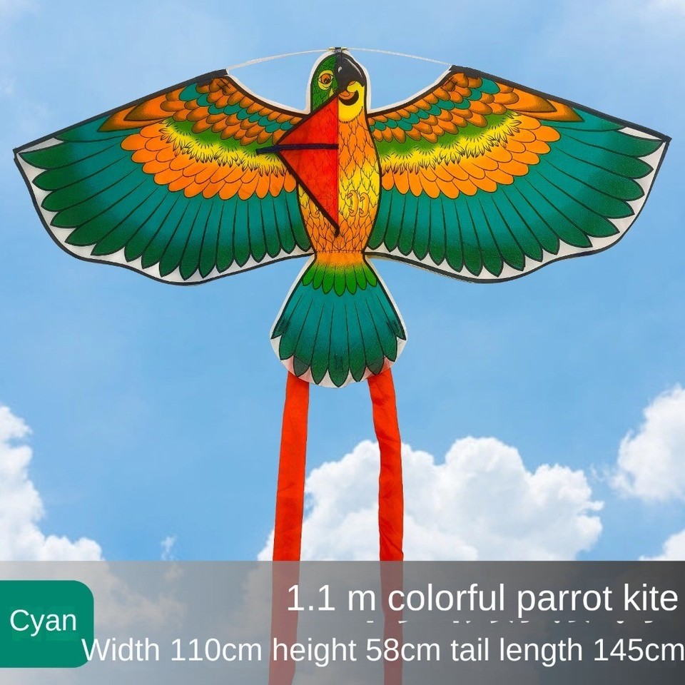with Line Parrot Kite Long Tail Outdoor Fun Sports Parrot Flying Toys ...