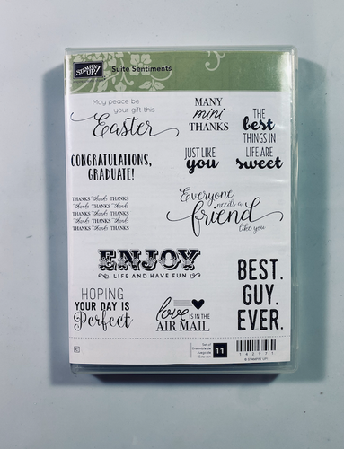 Stampin' Up! Suite Sentiments Stamp Set - RETIRED | eBay