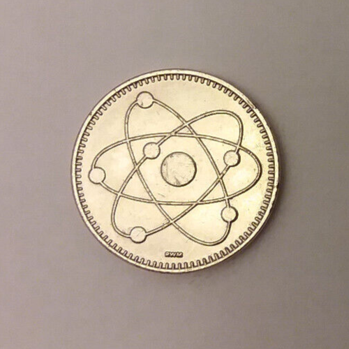 Sun Face Crescent Moon Celestial Atomic Souvenir Coin Token 20mm | eBay